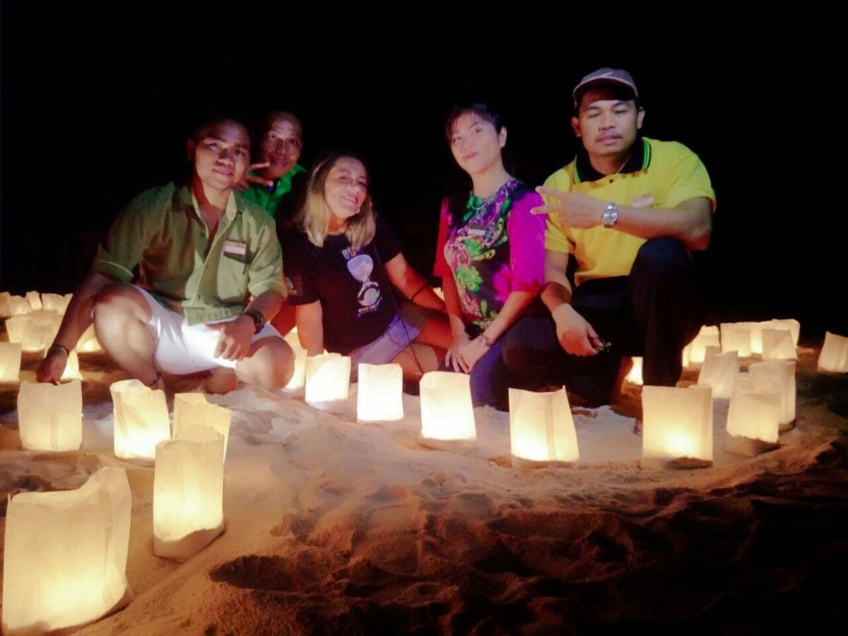 Earth Hour 2017 - Pom Pom Island Resort, Sabah, Malaysia